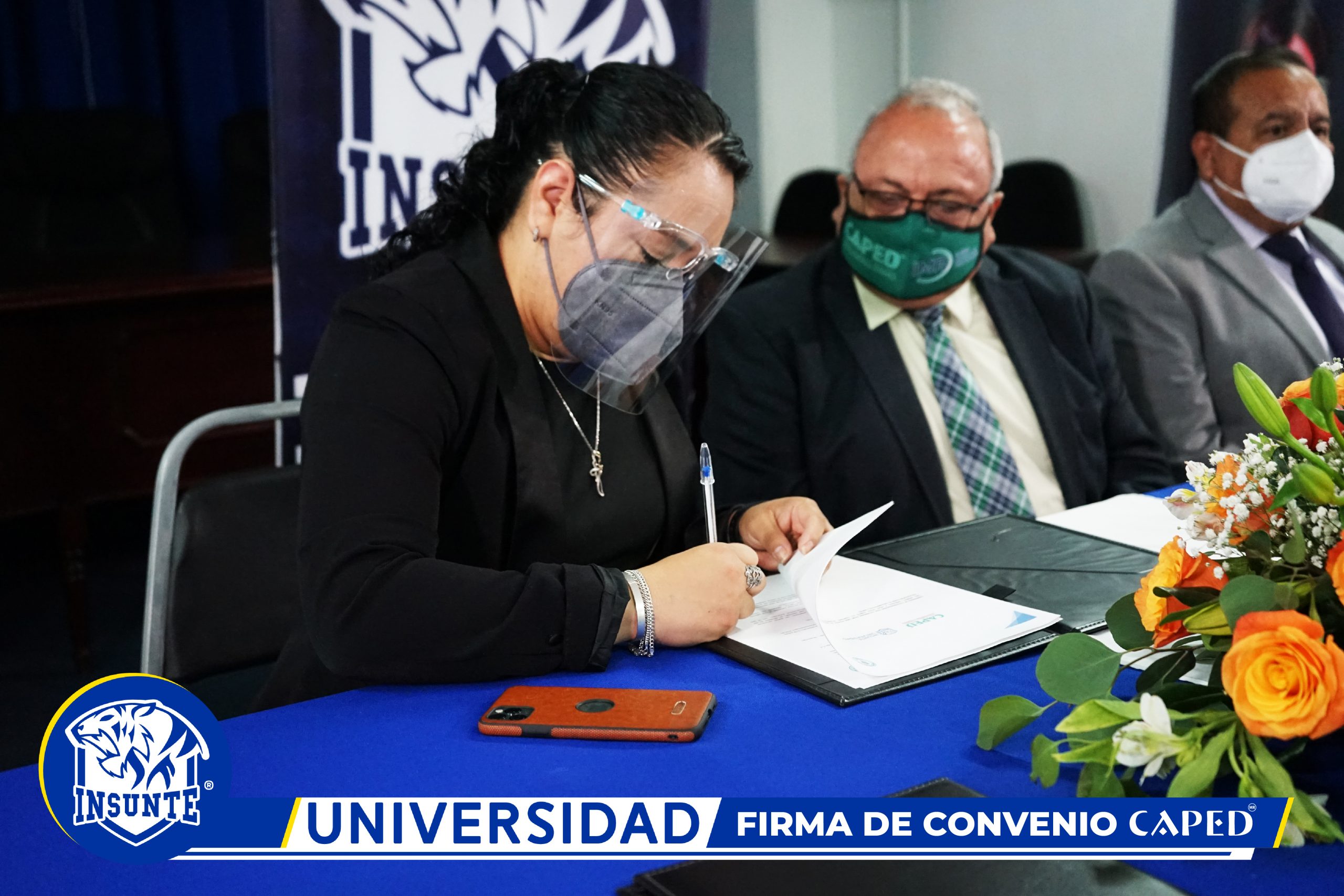 Firma de Convenio INSUNTE CAPED – INSUNTE Universidad