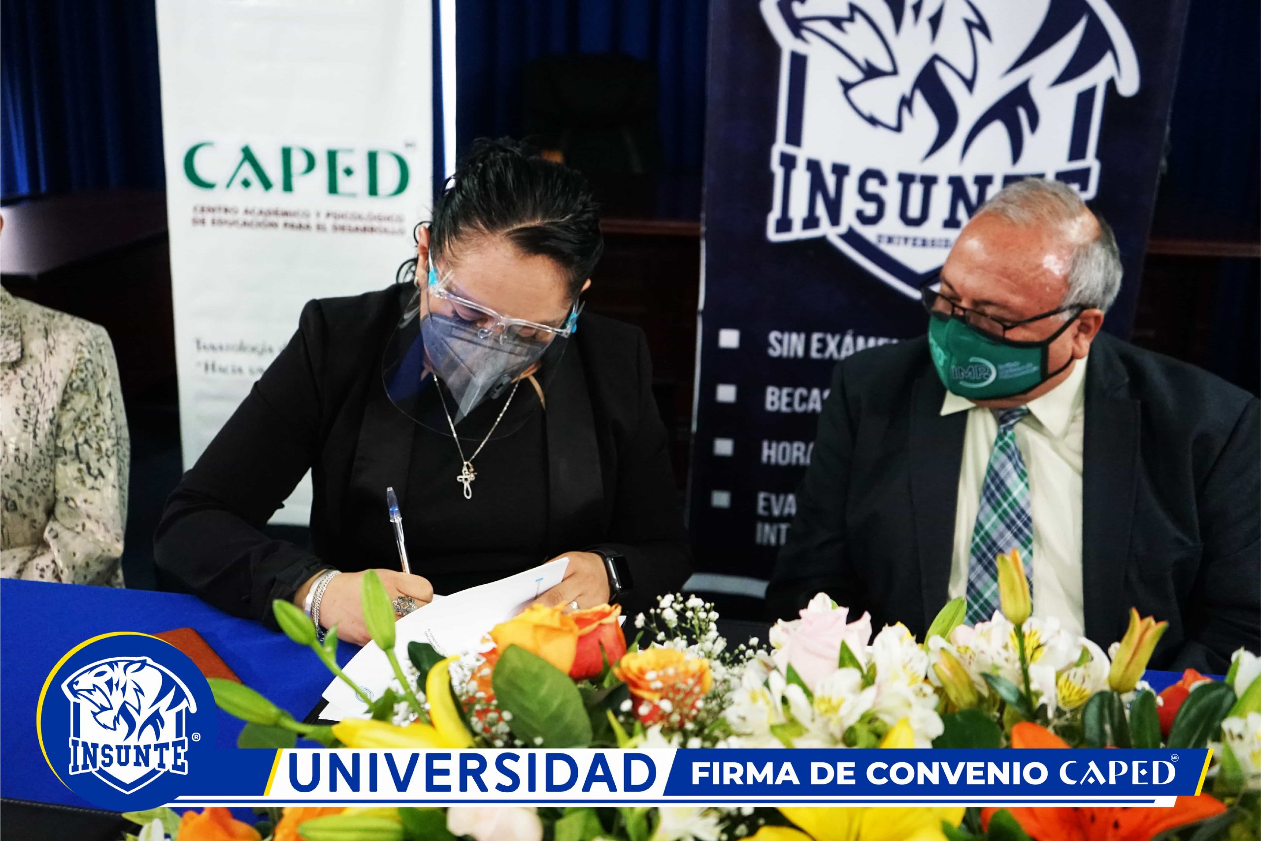 Firma de Convenio INSUNTE CAPED – INSUNTE Universidad